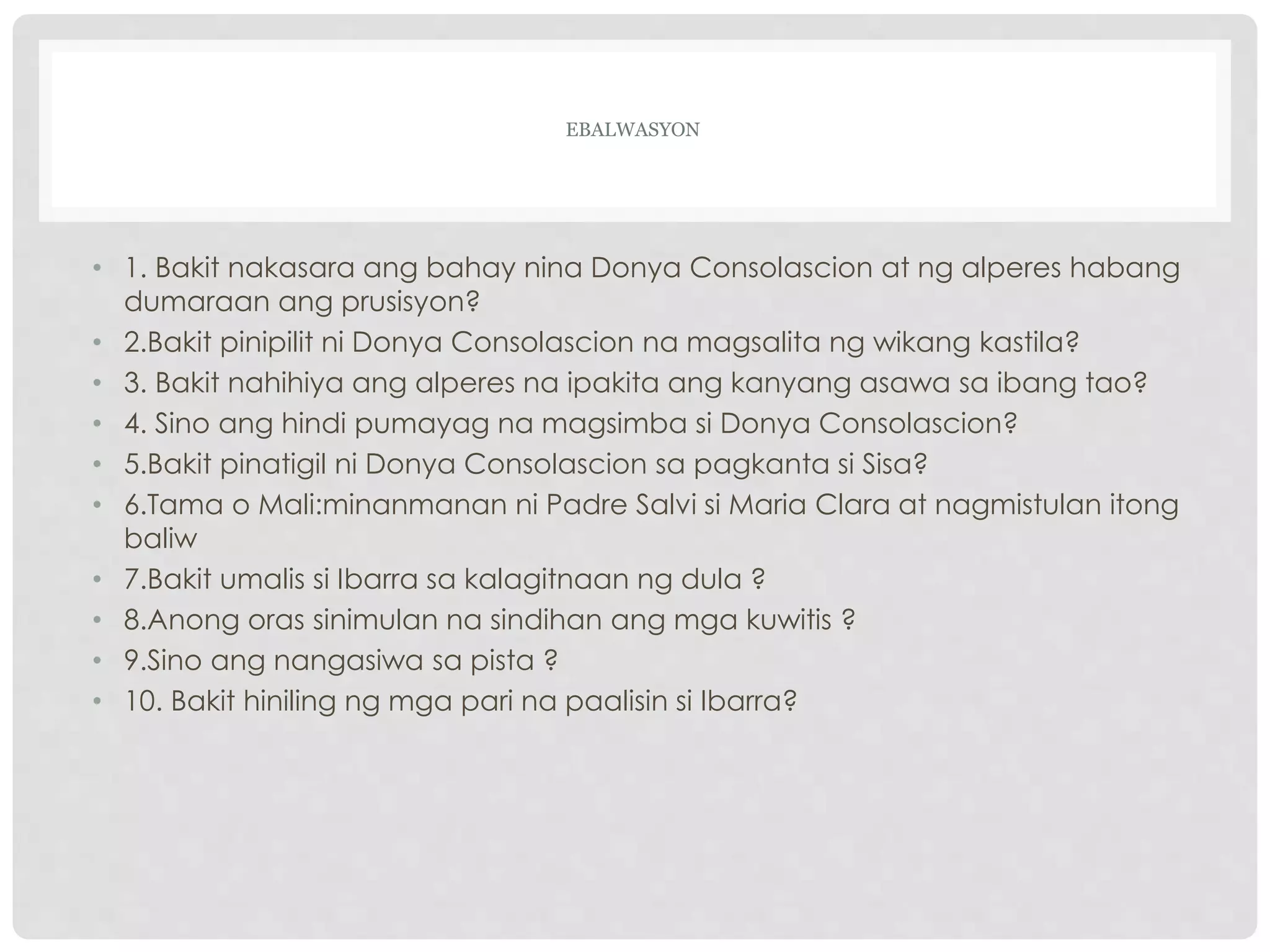 Noli me tangere kabanata 39-40 | PPTX