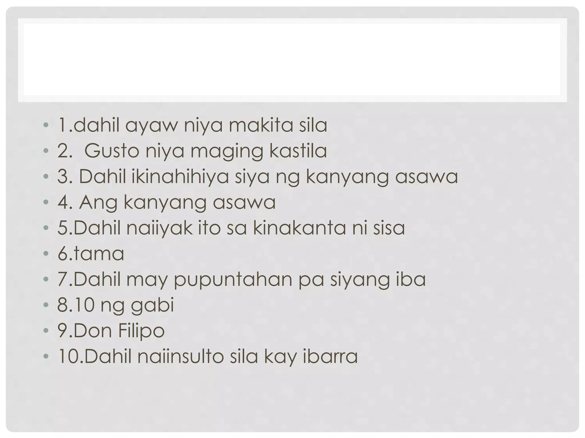 Noli me tangere kabanata 39-40 | PPTX