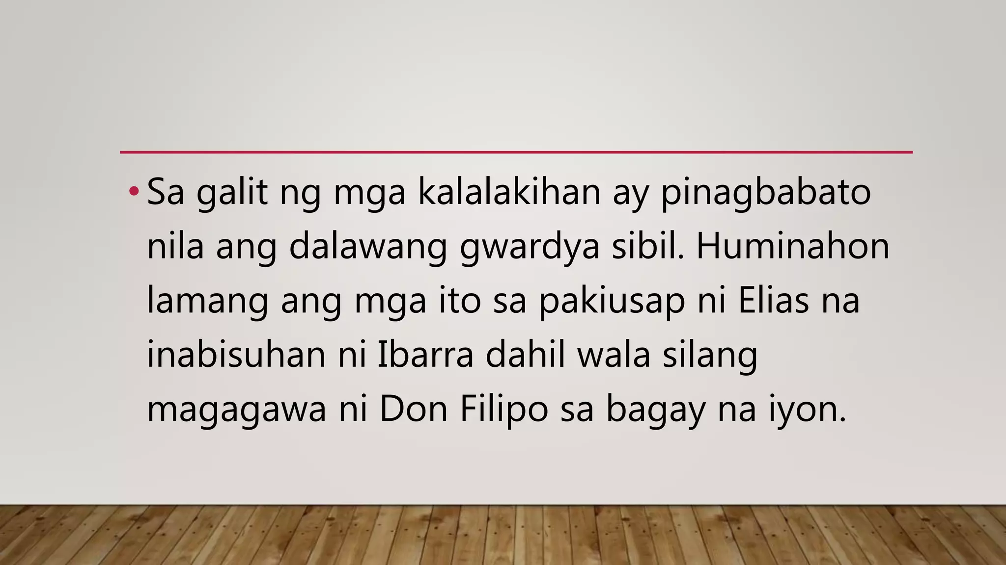Noli me tangere kabanata 40 | PPTX