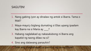 Noli me tangere kabanata 41 | PPTX