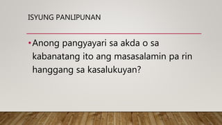 Noli me tangere kabanata 41 | PPTX