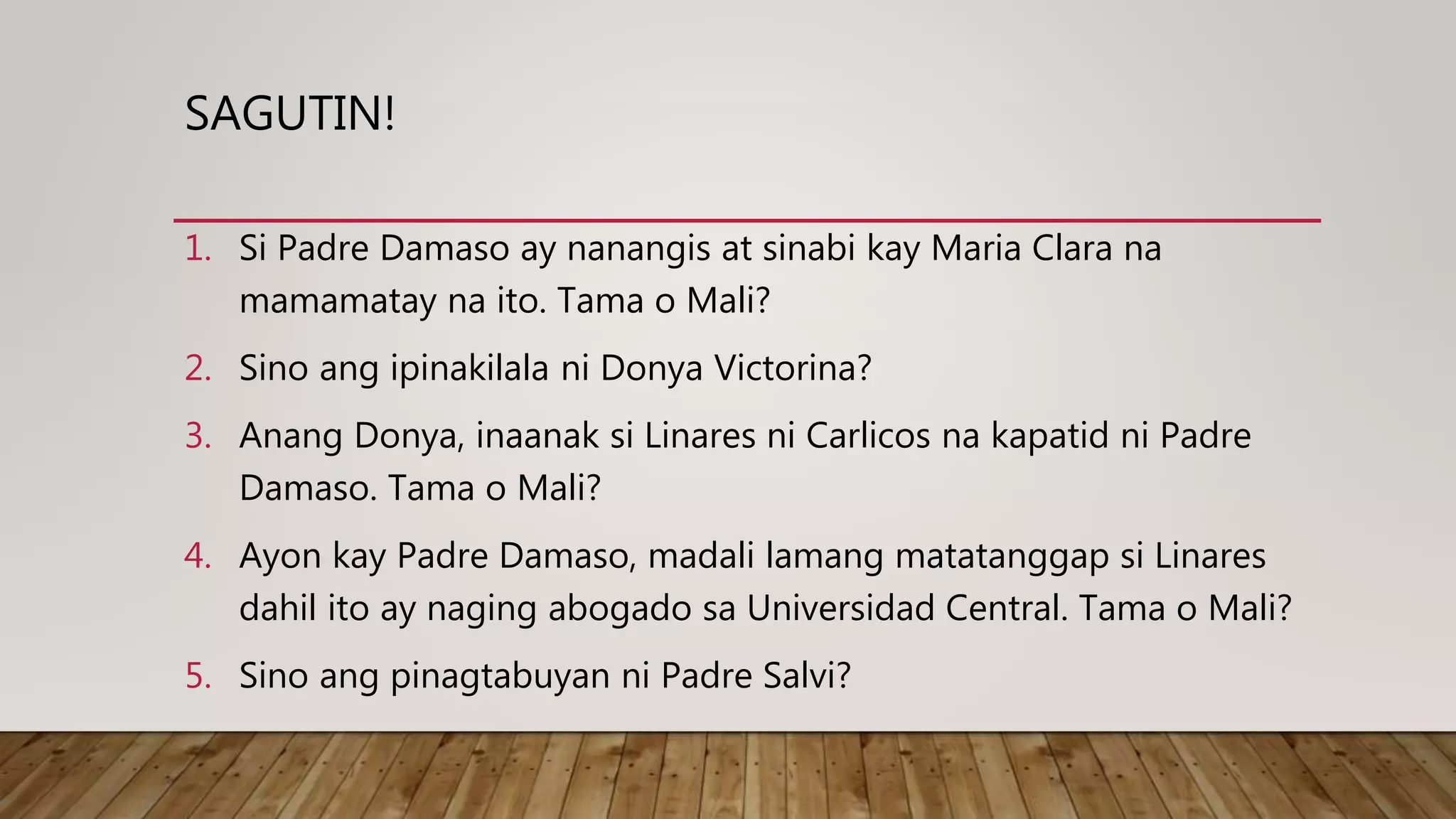 Noli me tangere kabanata 43 | PPTX
