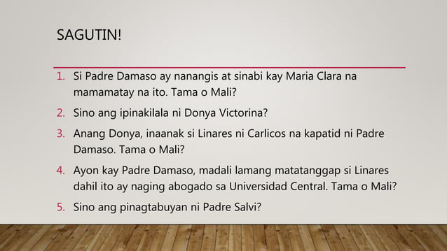 Noli me tangere kabanata 43 | PPTX
