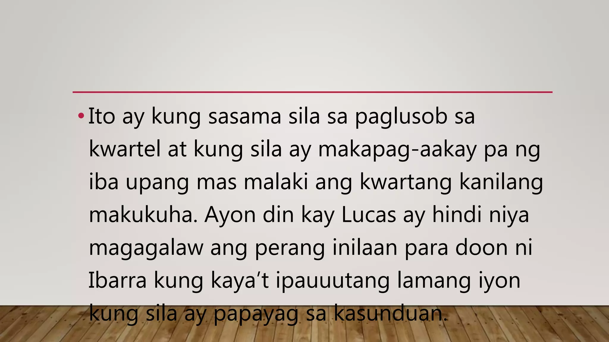 Noli me tangere kabanata 46 | PPTX