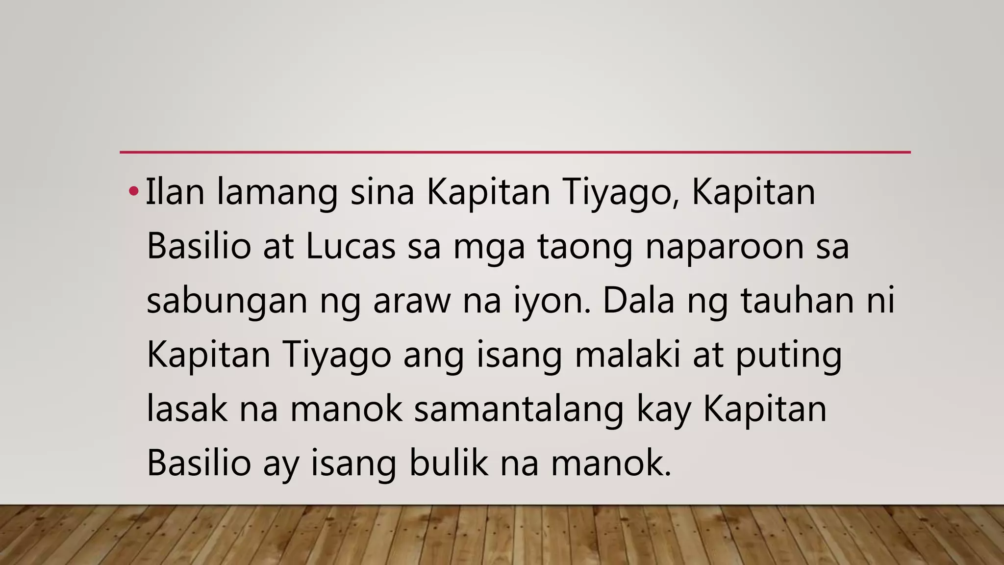 Noli me tangere kabanata 46 | PPTX