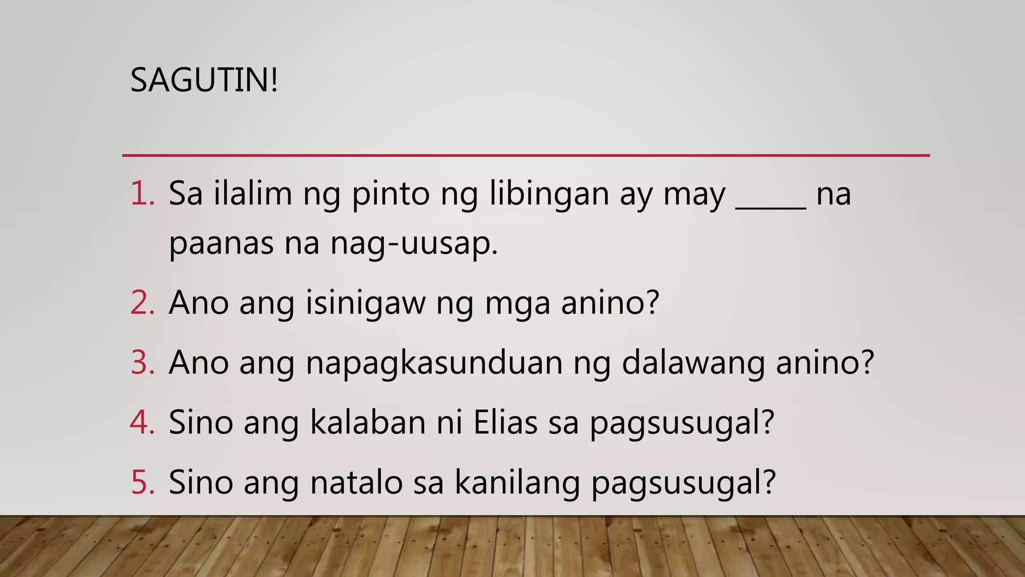 Noli me tangere kabanata 52 | PPTX