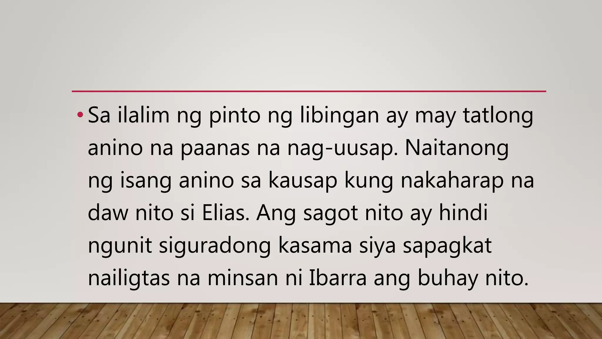Noli me tangere kabanata 52 | PPTX