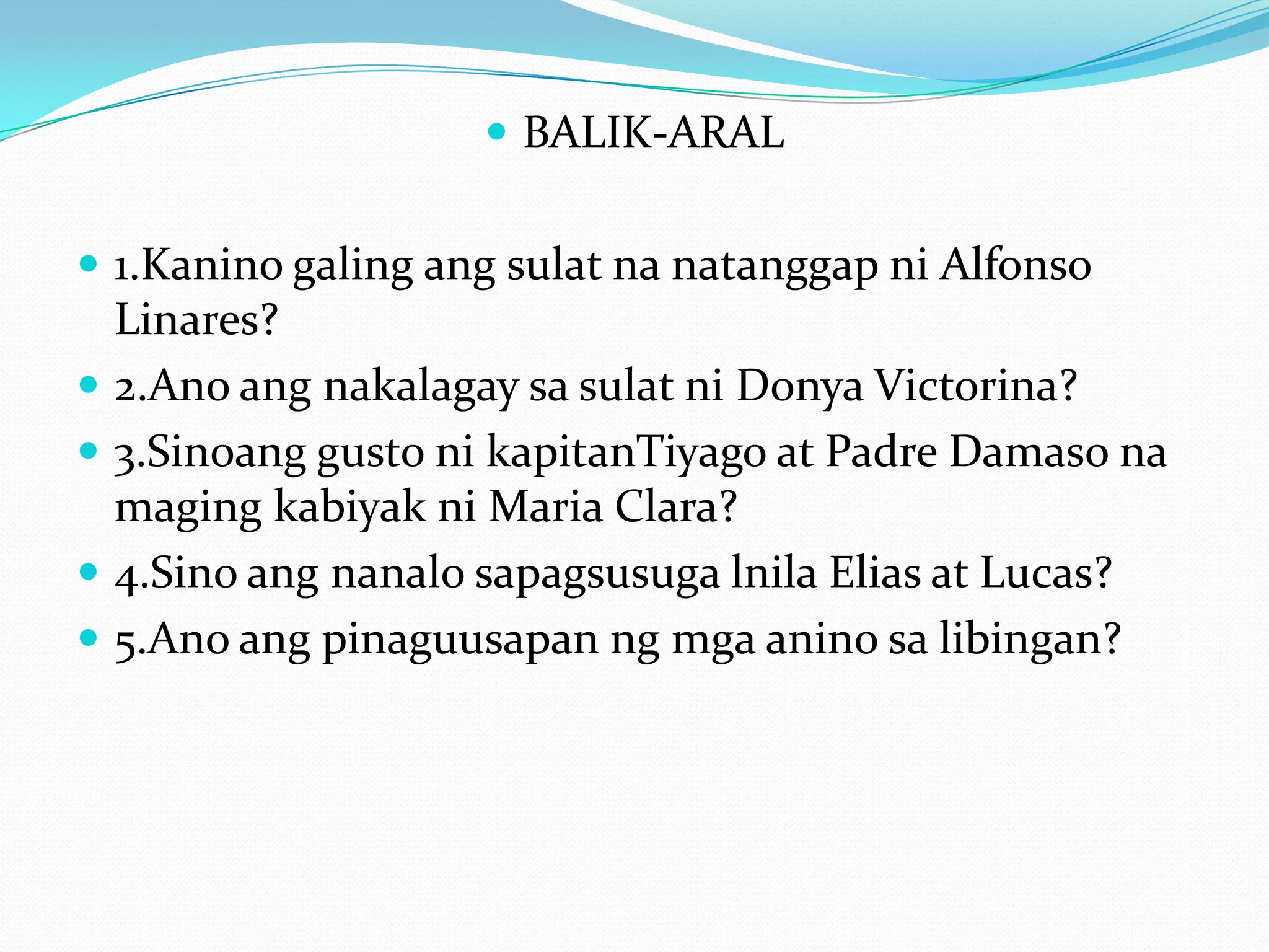 Noli me tangere kabanata 53 54 | PPTX