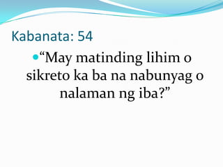 Noli me tangere kabanata 53 54 | PPTX