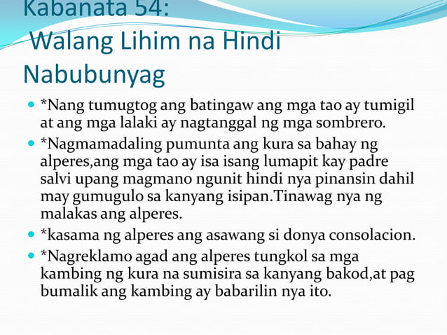 Noli me tangere kabanata 53 54 | PPTX