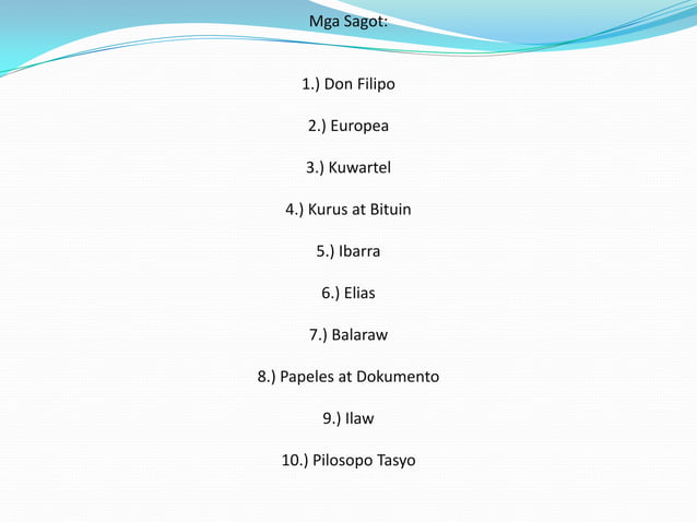 Noli me tangere kabanata 53 54 | PPTX