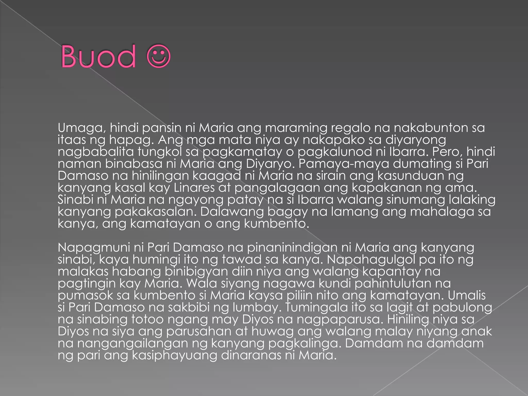 Noli me tangere kabanata 62 63-64 | PPTX