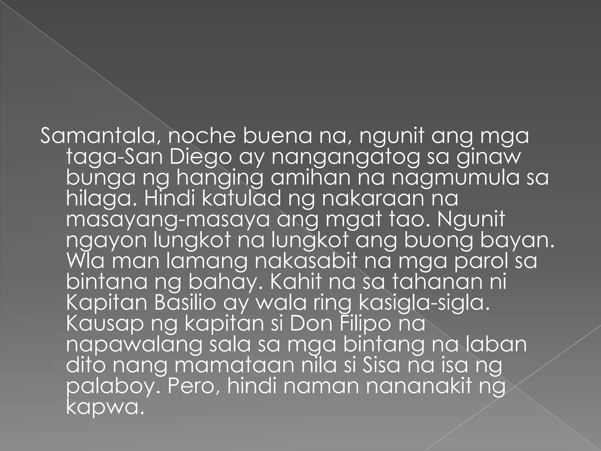 Noli me tangere kabanata 62 63-64 | PPTX