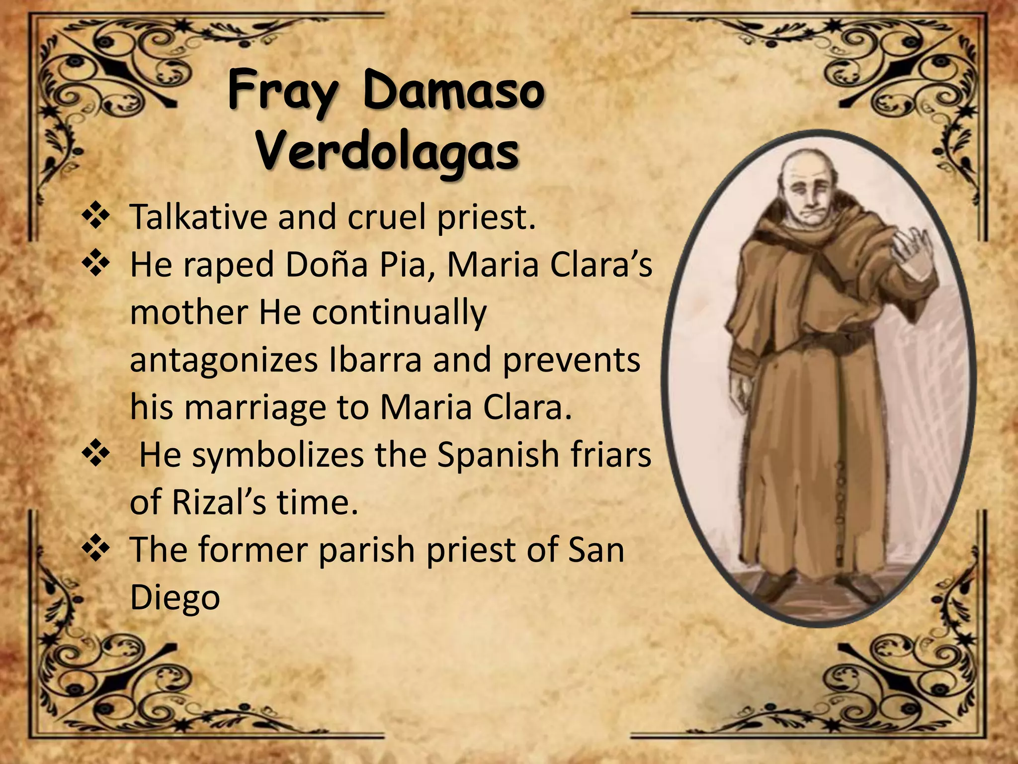 Noli me tangere characters | PPTX