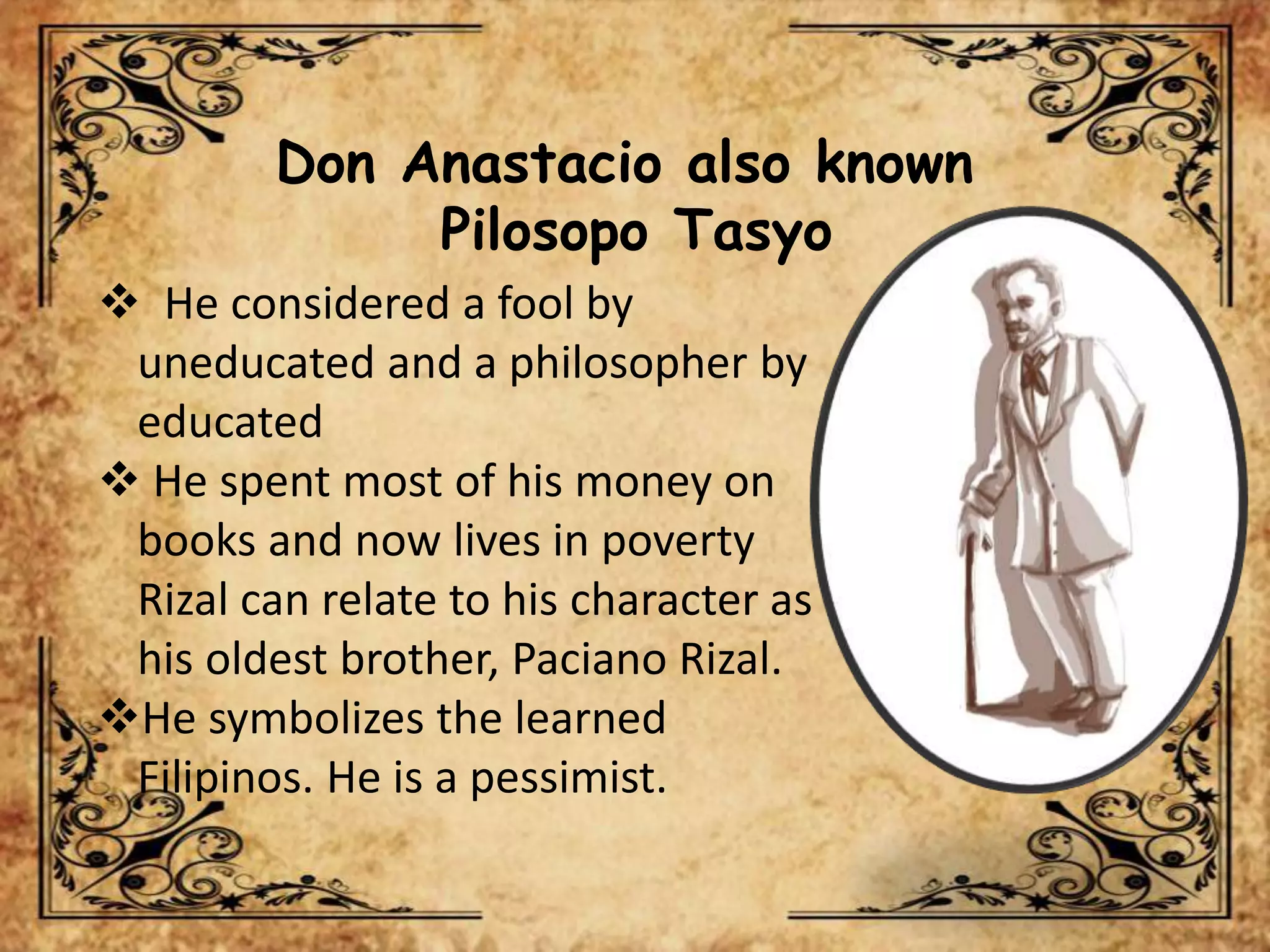 Noli me tangere characters | PPTX