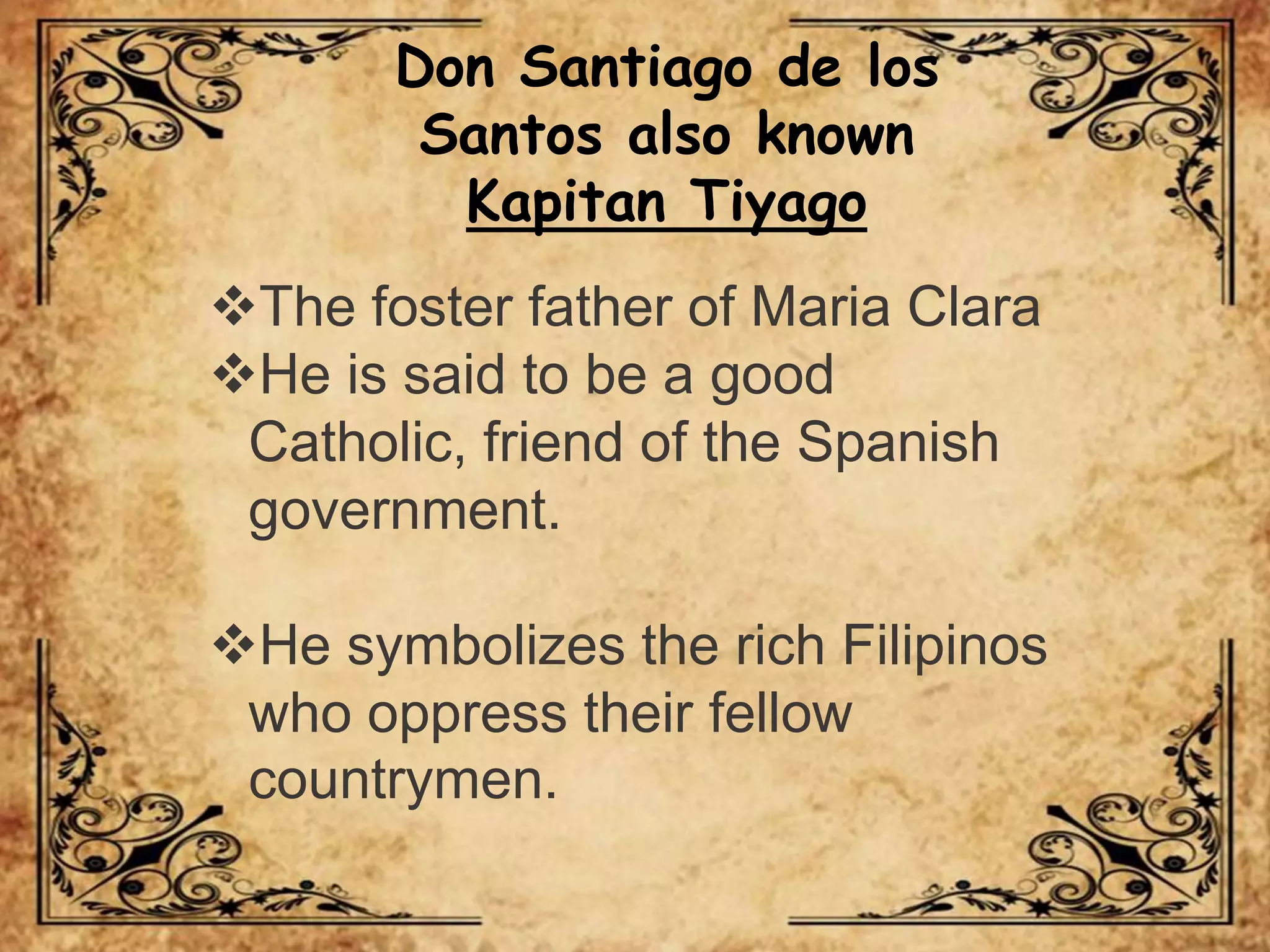 Noli me tangere characters | PPTX
