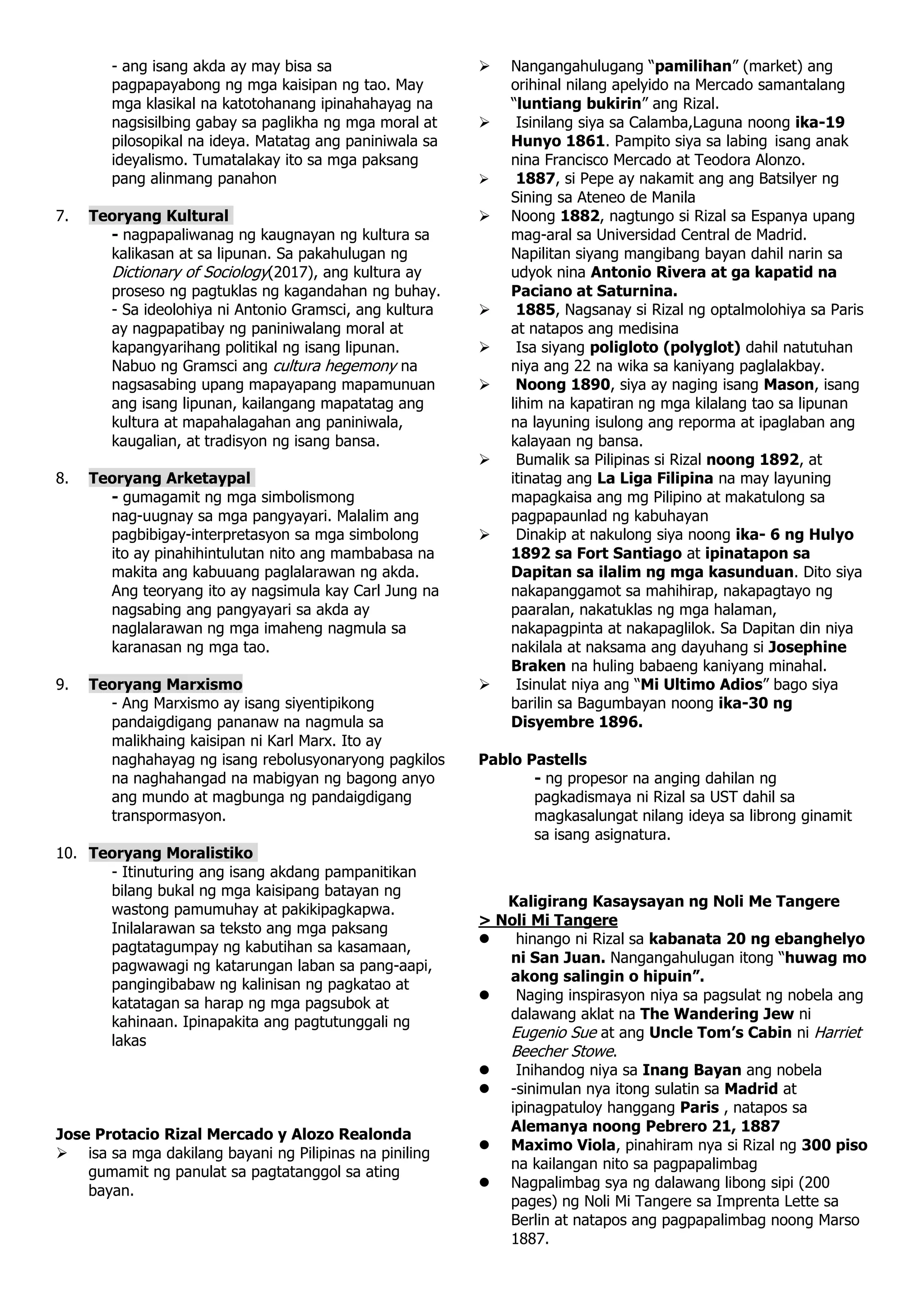 NOLI ME TANGERE (Buod at Pinaikling Bersyon) | PDF