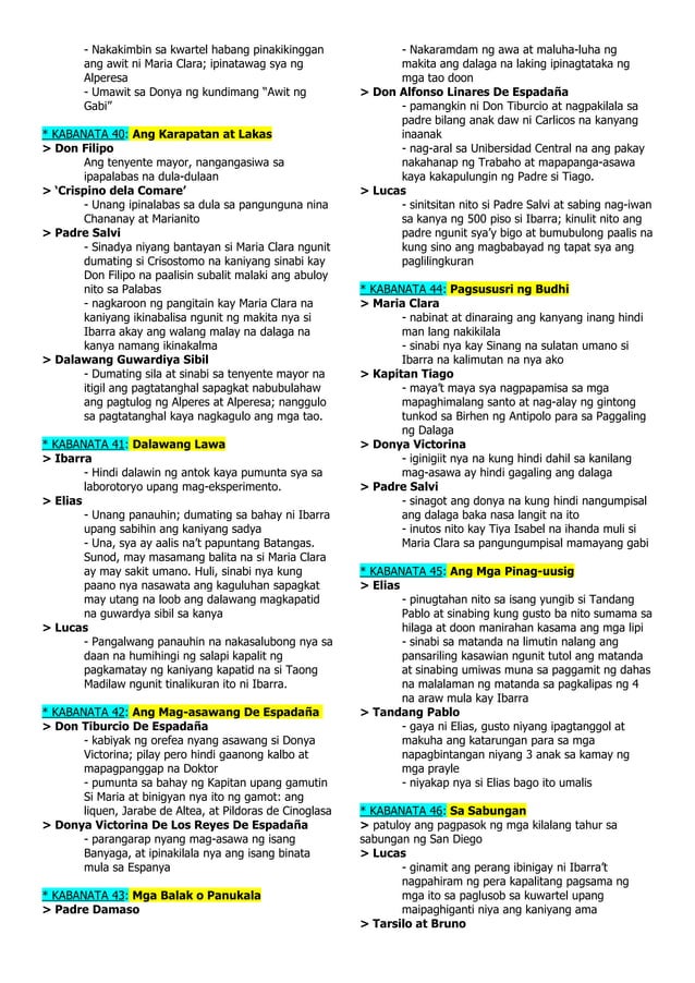 NOLI ME TANGERE (Buod at Pinaikling Bersyon) | PDF