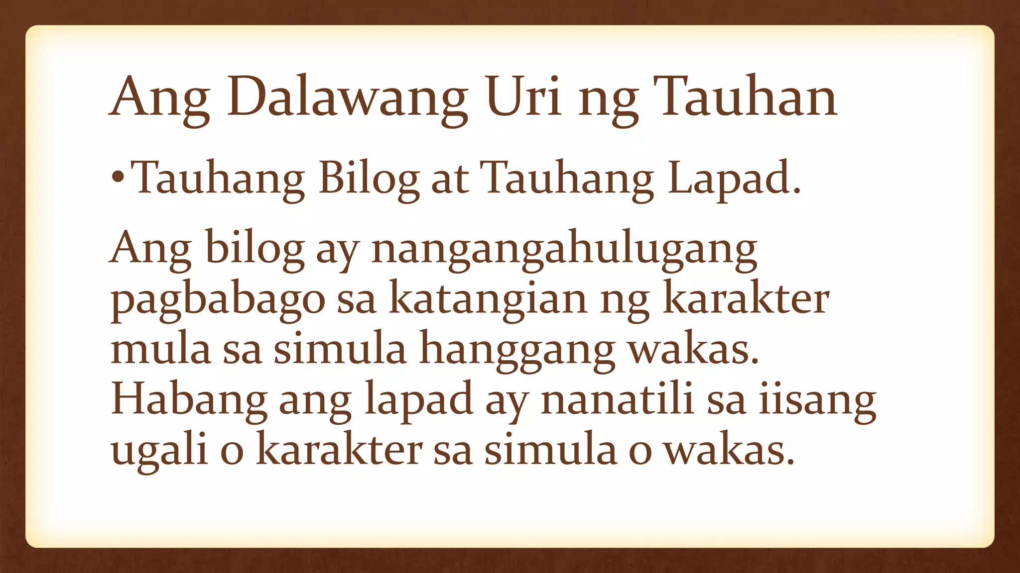 Mga Tauhan sa nobelang Noli me Tangere | PPTX