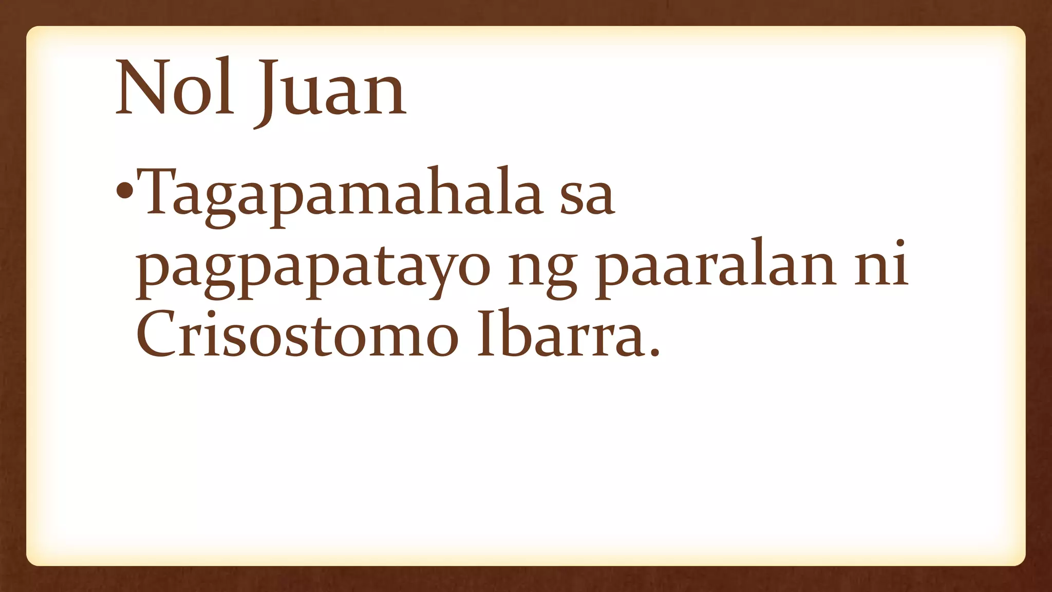 Mga Tauhan sa nobelang Noli me Tangere | PPTX