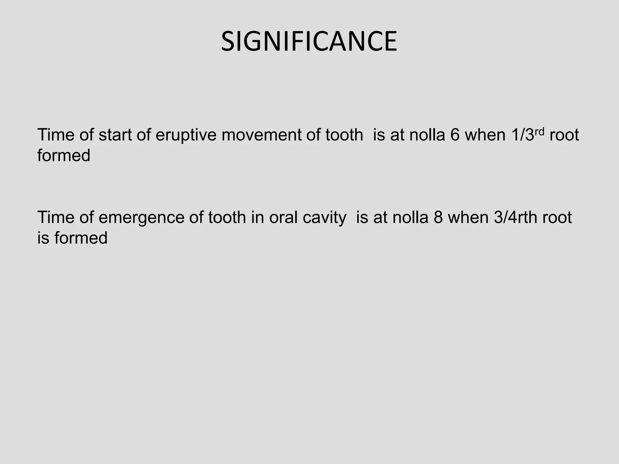 Nolla staging and Dental Age(Orthdontics) | PPTX
