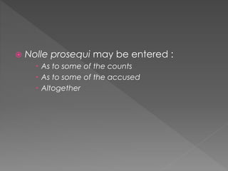 Nolle prosequi, Kenyan Criminal Procedure, Criminal law | PPTX