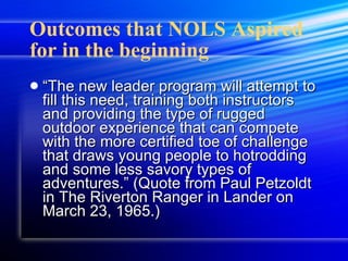 NOLS Presentation | PPT