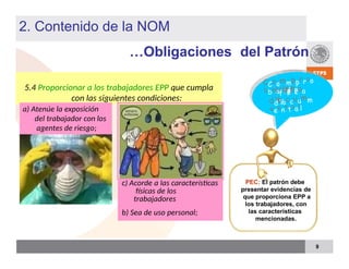 norma o17 de equipo de proteccion personal | PPTX