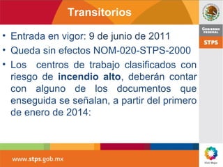 PPT Nueva Norma Oficial Mexicana NOM-002-STPS-2010, 51% OFF