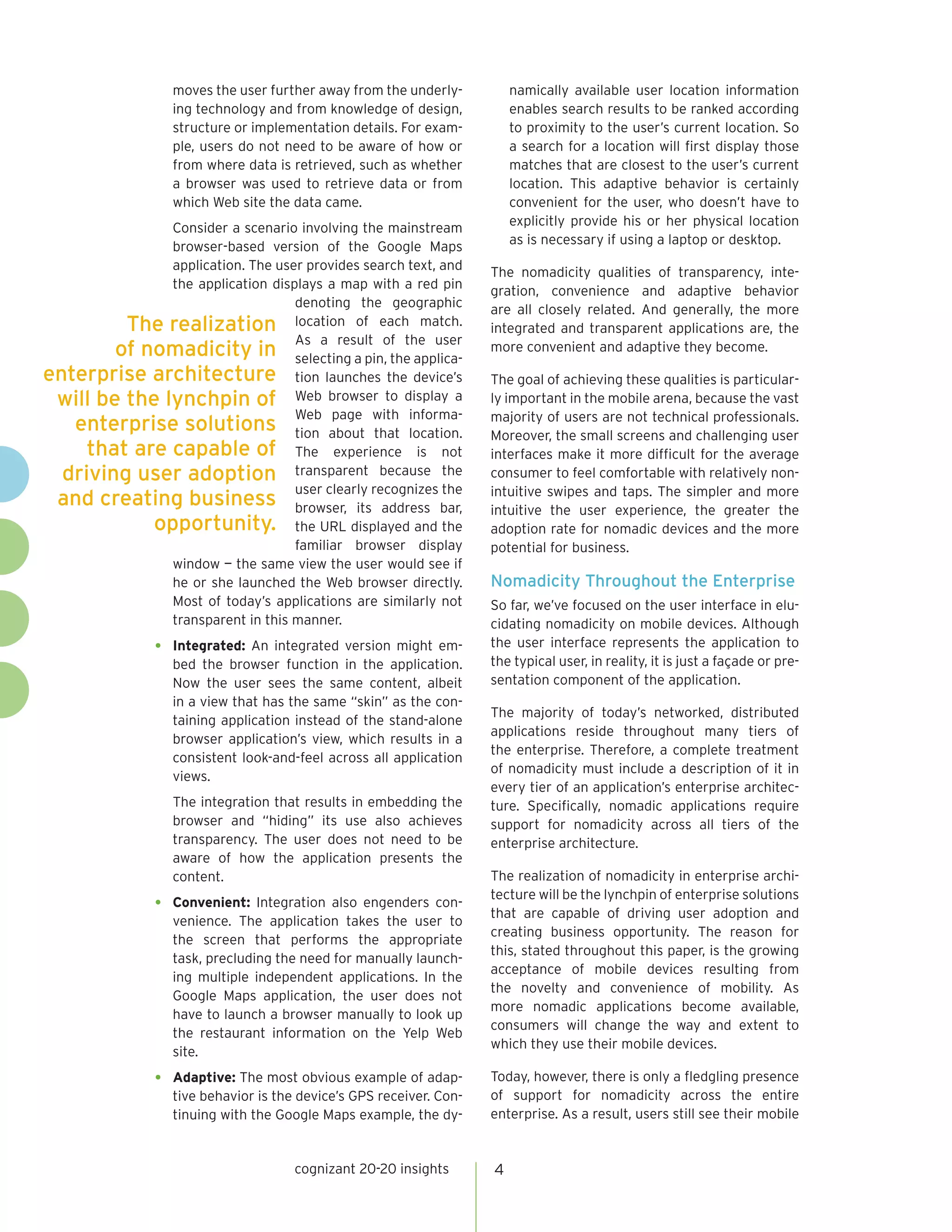 Nomadic Computing with Mobile Devices | PDF