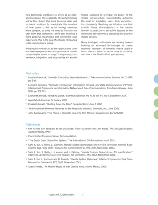 Nomadic Computing with Mobile Devices | PDF