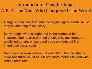MONGOL EMPIRE | PPTX