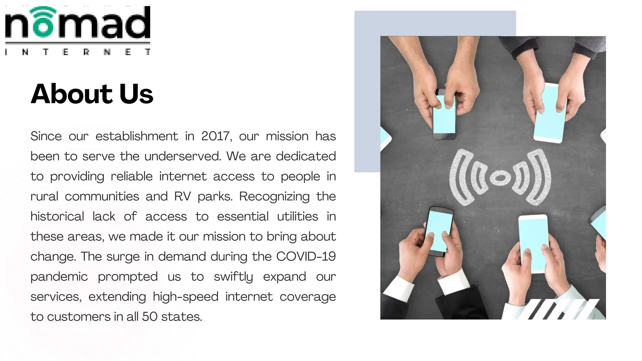 Nomad Internet Overview Unlocking Connectivity Anywhere | PPT