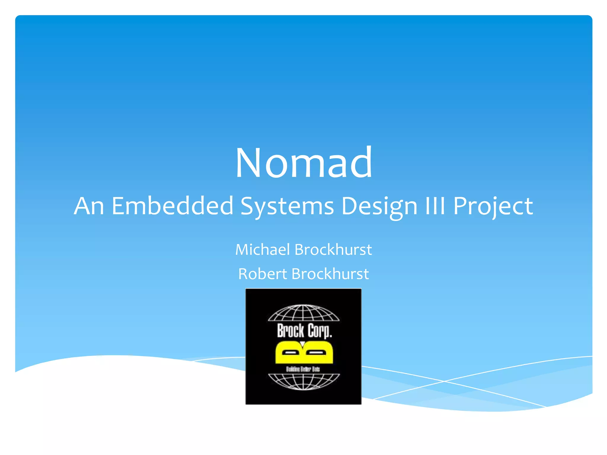 Nomad presentation | PPTX