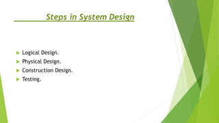System Design For Computer Architecture | PPT