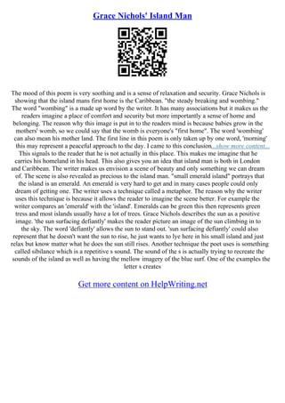 No Man Is An Island Essay | PDF