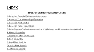 Tools of management accounting | PPTX | Business Accounting & Finance ...