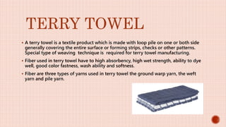 Noman terry towel | PPTX