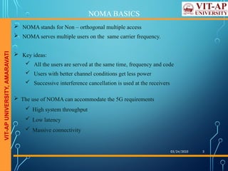 Fundamentals of NOMA in wireless communication.pptx