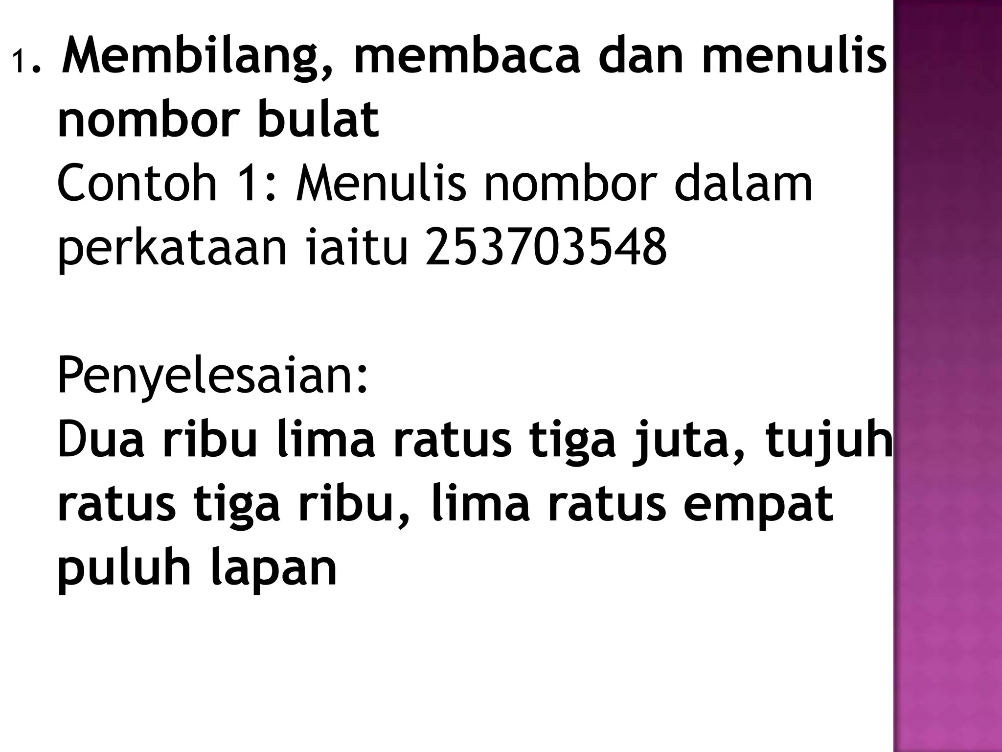 Nombor bulat | PPTX