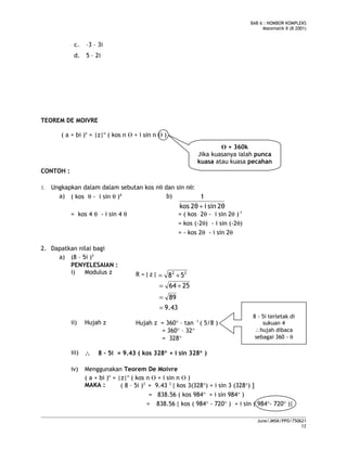 Nombor kompleks | DOC