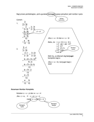 Nombor kompleks | DOC
