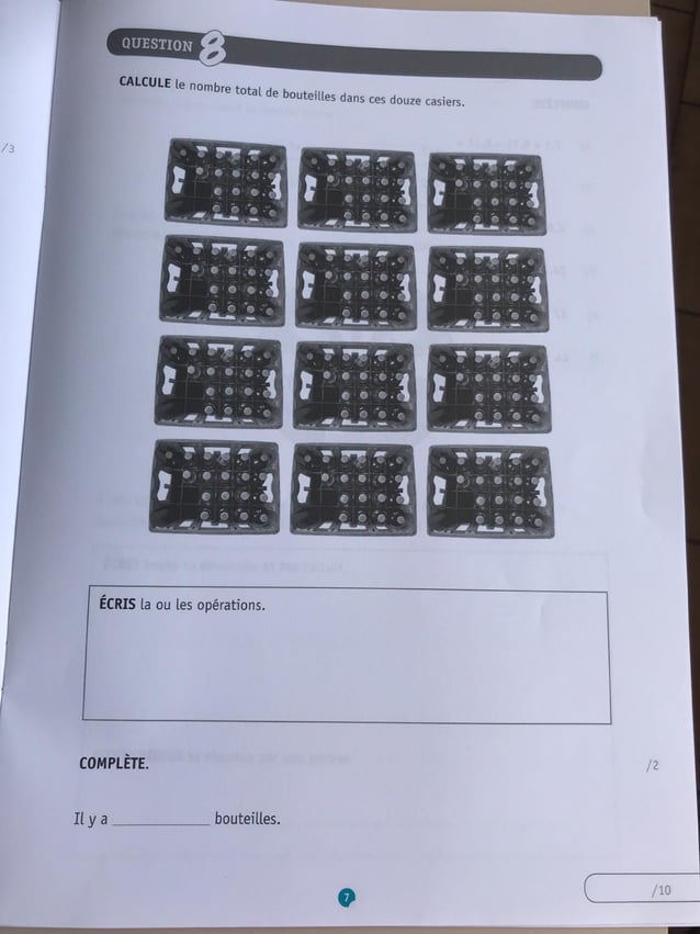 Nombres et Opérations : épreuve du CEB 2019