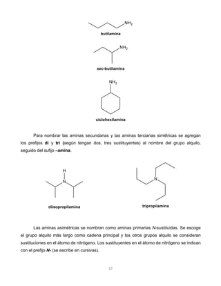 Principios Básicos de la Nomenclatura de Compuestos Orgánicos | PDF