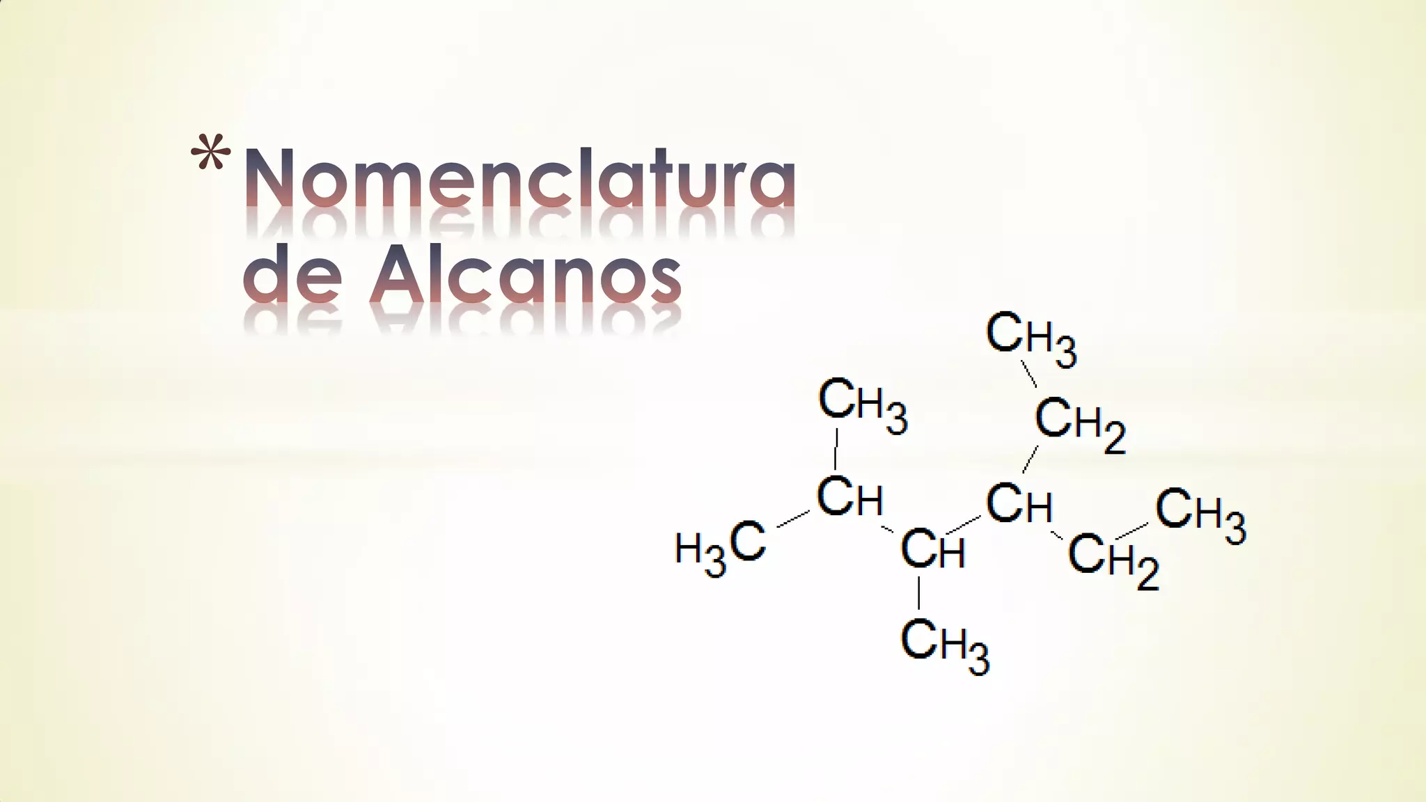 Nomenclatura de-alcanos | PPT