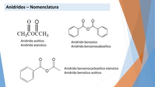 Nomenclatura – ácido carboxílico e derivados | PPTX