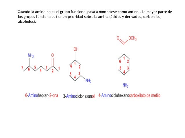Nomenclatura de aminas