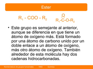 Nomenclatura de grupos funcionales | PPT