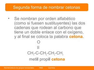 Nomenclatura de grupos funcionales | PPT