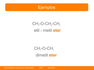 Nomenclatura de grupos funcionales | PPT